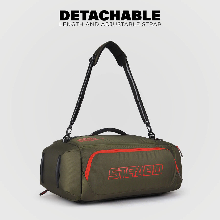 Strabo Camper 2-in-1 Convertible Duffel Bag & Backpack - 55 Liter ...